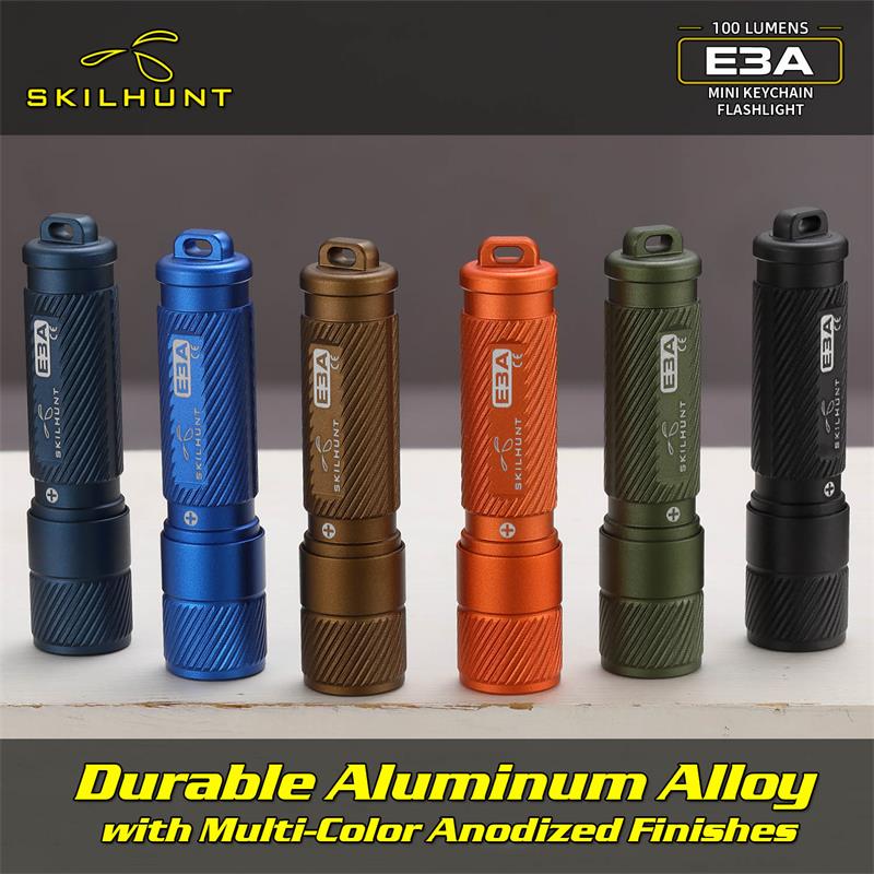 E3A AAA 100 lumens Pocket EDC Keychain Mini LED Flashlight - LED ...